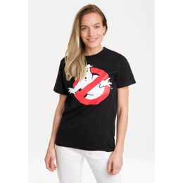 T-Shirt logoshirt "Ghostbusters Logo", Damen, Gr. M, schwarz, 100% Baumwolle, bedruckt, normal, Rundhals, Shirts, mit lizenziertem Print