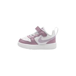 Sneaker Nike Sportswear "COURT BOROUGH LOW RECRAFT (TD)", Gr. 21, weiß, venice, plum fog, weiß, Synthetik, Textil, Schuhe