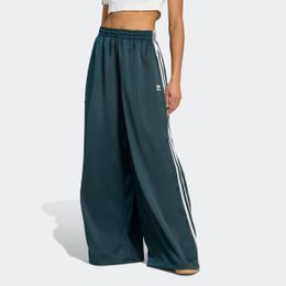 Sporthose adidas originals "SATIN TP WL", Damen, Gr. 34, N-Gr, aurora ivy, weiß, Obermaterial: 97% Polyester, 3% Elasthan, Hosen
