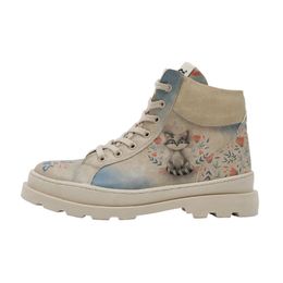Winterboots DOGO "Adriana Lost In Colors Damen Stiefeletten", Damen, Gr. 39, Normalschaft, natur, Lederimitat, Schuhe, Handgefertigt