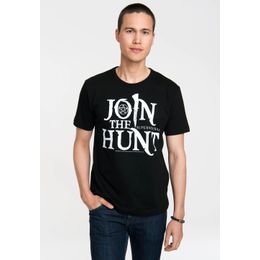 T-Shirt logoshirt "Supernatural - Join The Hunt", Herren, Gr. S, schwarz, 100% Baumwolle, bedruckt, normal, Rundhals, Shirts T-Shirt, mit Supernatural-Print