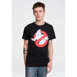 T-Shirt logoshirt "Ghostbusters No Ghost", Damen, Gr. 4XL, bunt (schwarz, mehrfarbig), 100% Baumwolle, bedruckt, normal, Rundhals, Shirts T-Shirt, mit kultigem Print