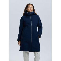 Outdoorjacke Luhta "Luhta Parka Iskola", Damen, Gr. 36, blau (dunkel blau), 100% Polyester, Jacken Outdoorjacke