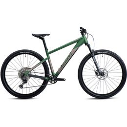 Mountainbike GHOST "Nirvana Tour SF Essential" Gr. 44, gr&uuml;n (grau, khaki), Fahrr&auml;der, Damen, 44cm, 29 Zoll (73,66cm), f&uuml;r Damen und Herren, Kettenschaltung