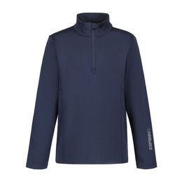 Fleecepullover Icepeak "Icepeak FLEMINTON JR", Mädchen, Gr. 128, dunkelblau, Fleece, Obermaterial: 92% Polyester, 8% Elasthan, Sweatshirts