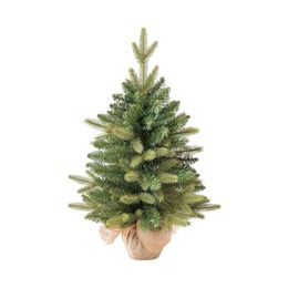 Tchibo - K&uuml;nstlicher Mini-Weihnachtsbaum im Topf &raquo;Aspen S&laquo; - 54x16x16cm - Polyvinylchlorid / Polyethylen / Metall