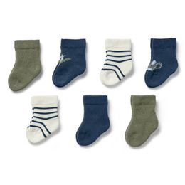 Tchibo - 7 Paar Baby-Socken - Herren - Gr. 16-18 - creme
