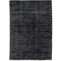 Sch&ouml;ner Wohnen Kollektion Teppich "Alessa" Gr. 3, grau (anthrazit), B:140cm H:5mm L:200cm, Viskose, SCH&Ouml;NER WOHNEN-KOLLEKTION, Teppiche, Teppich, Viskose, Wohnzimmer