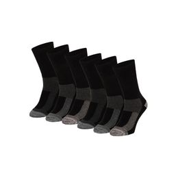 Basicsocken Apollo "Uni Socks", Damen, Gr. 39-42, schwarz, Obermaterial: 60% Baumwolle, 38% Polyester, 2% Elasthan, unifarben, Socken, Funktionelle Thermosocken