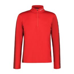 Funktionsshirt Icepeak "Icepeak FLEMINTON", Herren, Gr. L, coral, rot, Jersey, Obermaterial: 92% Polyester, 8% Elasthan, hoch geschlossener Ausschnitt, Shirts
