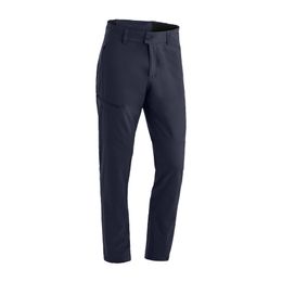 Outdoorhose Maier Sports "Nil Loop", Herren, Gr. 52, Normalgr&ouml;&szlig;en, blau (dunkelblau), 55% Polyester, 45% Polyester (recycelt), Hosen Outdoorhose, Herren Wanderhose, atmungsaktive Funktionshose, Regular Fit