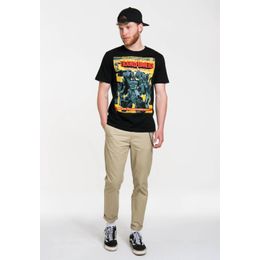 T-Shirt logoshirt "Transformers &ndash; Robots In Disguise", Herren, Gr. L, schwarz, 100% Baumwolle, bedruckt, normal, Rundhals, Shirts T-Shirt, mit coolem Frontprint
