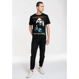 T-Shirt logoshirt "Star Trek - Klingon Revenge", Herren, Gr. S, schwarz, 100% Baumwolle, bedruckt, normal, Rundhals, Shirts T-Shirt, mit coolem Frontprint