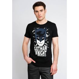 T-Shirt logoshirt "DC - Batman - Gotham Knight", Herren, Gr. S, schwarz, 100% Baumwolle, bedruckt, normal, Rundhals, Shirts T-Shirt, mit coolem Batman-Frontprint