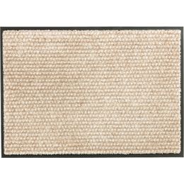 Schöner Wohnen Kollektion Fußmatte "Miami 002" Gr. 15, beige, B:50cm H:7mm L:70cm, Kunstfaser, SCHÖNER WOHNEN-KOLLEKTION, Teppiche, Schmutzfangmatte, waschbar