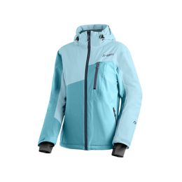 Skijacke Maier Sports "Glacierguard W", Damen, Gr. 48, blau (himmelblau), 100% POLYESTER, Jacken Skijacke, Damen Winterjacke wattiert u. wasserdicht