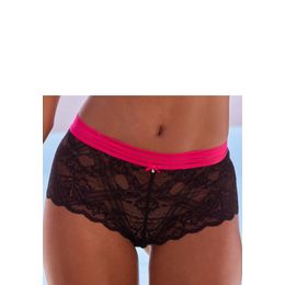 Panty Vivance, Damen, Gr. 32/34, schwarz, Spitze, Obermaterial: 88% Polyamid, 12% Elasthan, Unterhosen, aus elastischer Spitze mit modischen Kontrastfarben