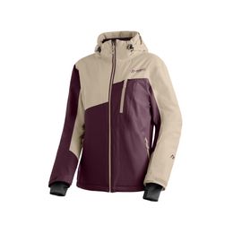 Skijacke Maier Sports "Glacierguard W", Damen, Gr. 46, dunkelviolett, 100% POLYESTER, Jacken Skijacke, Damen Winterjacke wattiert u. wasserdicht