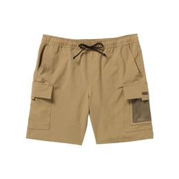 Shorts Billabong "Surftrek Cargo Hybrid", Herren, Gr. M, beige (gravel), 90% Polyester, 10% Elasthan, Hosen Shorts