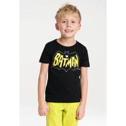 T-Shirt logoshirt "Batman", Mädchen, Gr. 170/176, schwarz, 100% Baumwolle, bedruckt, normal, Rundhals, Shirts T-Shirt, mit coolem Superhelden-Motiv