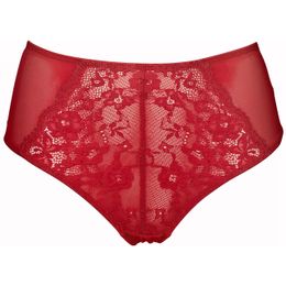 After Eden D-cup & up Panty "BO", Damen, Gr. L, rot, Spitze, Obermaterial: 86% Polyamid, 14% Elasthan, AFTER EDEN D-CUP & UP, unifarben, k&ouml;rpernah, Unterhosen Panty, Mit Spitze, leicht durchsichtig, feminin, bequem, weich, elastisch