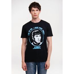 T-Shirt logoshirt "Star Trek - Spock - Im So Fun", Herren, Gr. XL, schwarz, 100% Baumwolle, bedruckt, normal, Rundhals, Shirts T-Shirt, mit witzigem Spock-Print