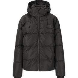 Steppjacke WHISTLER "Pearson jr.", Jungen, Gr. 128, schwarz (schwarz, schwarz), 100% Polyester, kariert, unifarben, normal, ohne Ausschnitt, Jacken, mit wind- und wasserabweisendem Bionic-Finish