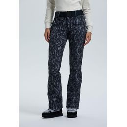 Skihose Luhta "Luhta Softshell hose Joentaus", Damen, Gr. 42, EURO-Größen, grau (anthrazit), 95% Polyester, 5% Elasthan, Hosen