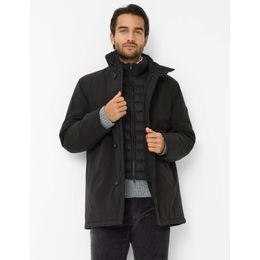 Steppjacke Brax "Style GLEN", Herren, Gr. L, schwarz, Web, 100% Polyester, Jacken