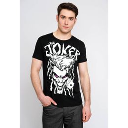 T-Shirt logoshirt "The Joker - Aces", Herren, Gr. S, schwarz, 100% Baumwolle, bedruckt, normal, Rundhals, Shirts T-Shirt, mit tollem Joker-Print