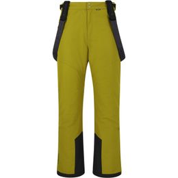 Skihose WHISTLER "Drizzle", Mädchen, Gr. 116, EURO-Größen, neongrün, 100% Polyester, mehrfarbig, lang, Hosen, mit Hosenträgern und wasserfester Eigenschaft