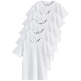 Clarks T-Shirt Jungen Gr&ouml;&szlig;e 110 wei&szlig;
