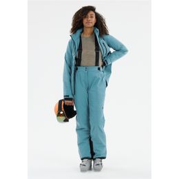 Skihose WHISTLER "YARRA", Damen, Gr. 38, EURO-Gr&ouml;&szlig;en, blau, 94% Polyester, 6% Elasthan, mehrfarbig, lang, Hosen Skihose, mit wasserdichter 3-Lagen-Membran
