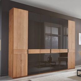 Pharao24.de Drehtürenschrank Drehtürenkleiderschrank mit Massivholz Türen Made in Germany