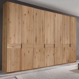 Pharao24.de Schlafzimmerkleiderschrank Drehtürschrank in modernem Design - Eiche Bianco