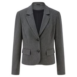 Peter Hahn - Jersey-Blazer, grau, Gr. 44 / L