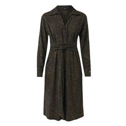 Mexx Kleid Damen Gr&ouml;&szlig;e 38 gold / schwarz Winterkleid