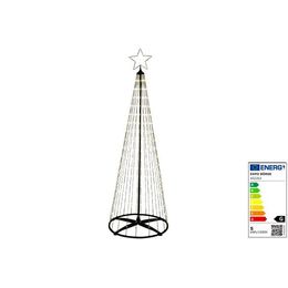 Expo-Börse LED Metall Baum 300 cm Weihnachtsbaum 550 LED inkl. Timer Fernbedienung