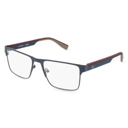 Lacoste L2318 Brille Herren | Fassung: Vollrand, Eckig, Blau Matt