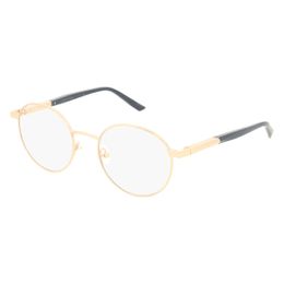 Calvin Klein CK25112 Brille Unisex | Fassung: Vollrand, Rund, Gold