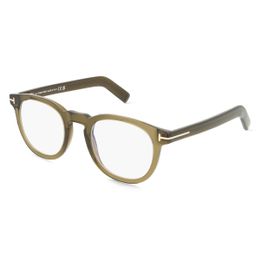 Tom Ford FT5629-B Brille Herren | Fassung: Vollrand, Oval, Grün Glänzend