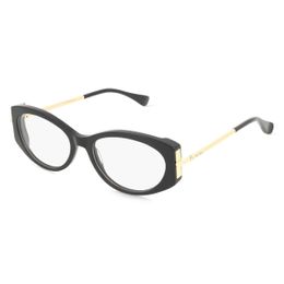 MaxMara Max Mara MM5204 Brille Damen | Fassung: Vollrand, Oval, Schwarz Gl&auml;nzend