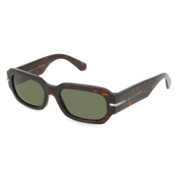 Dolce & Gabbana Dolce&Gabbana DG4485 | Herren-Sonnenbrille | Fassung: Vollrand, Quadratisch, Acetat, Havanna | Glasfarbe: Grün