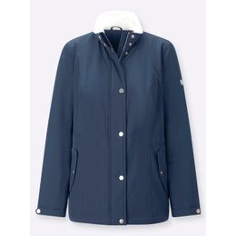 WITT Damen Jacke mit Teddyfleece-Futter, dunkelblau, Gr&ouml;&szlig;e 46