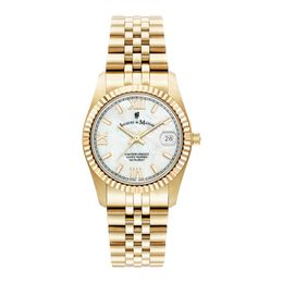 Jacques du Manoir Analog Watch female Gold size One Size