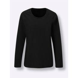 feel good Damen Shirt, schwarz, Gr&ouml;&szlig;e 36/38