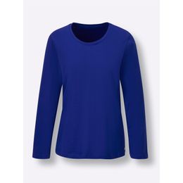 feel good Damen Shirt, royalblau, Gr&ouml;&szlig;e 52/54