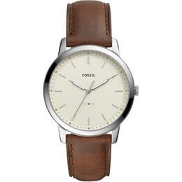 Fossil Uhr 'THE MINIMALIST' Herren Größe One Size braun / silber