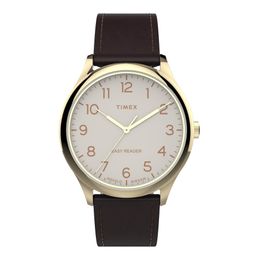 Timex Uhr 'Easy Reader Gen 1 Essential Collection' Herren Größe One Size dunkelbraun / gold