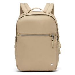 Pacsafe Backpack female Beige size One Size